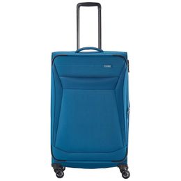Travelite Herren Travelite Weichgep&auml;ck-Trolley &raquo;CHIOS, verschiedene Gr&ouml;&szlig;en und Farben&laquo; 90 l 4 Rollen Weichgep&auml;ck Reisegep&auml;ck Koffer TSA Schloss blau
