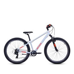 S'COOL S&rsquo;COOL Jugendfahrrad &raquo;S'COOL Xroc Pro 26-K7 Sky Grey/Neon Orange&laquo; 7 Gang Shimano Kettenschaltung Jugendfahrrad