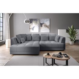 WERK2 Ecksofa &raquo;Tiga, Komfortsofa mit elekt. Auszugsfunktion, bequem, L-Form&laquo; Pure Wohlf&uuml;hlgarantie: Ausziehbare Sitztiefe, XXL-Ottomane & Kissen. 100%