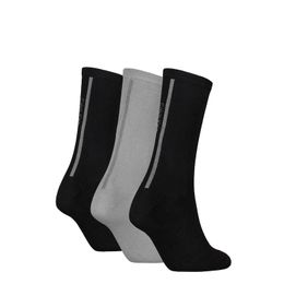 Calvin Klein Herren Socken &raquo;CK WOMEN SOCK 3P GIFTBOX LUREX STRIPE&laquo; 3er Pack schwarz - (37/41)