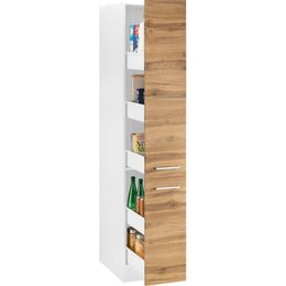 KOCHSTATION Apothekerschrank &raquo;KS-Kehl&laquo; Breite 30 cm wei&szlig; MDF