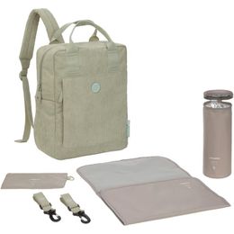 L&auml;ssig L&Auml;SSIG Wickelrucksack &raquo;Green Label, Vividal Backpack Cord, light khaki&laquo; gr&uuml;n Wickelrucksack