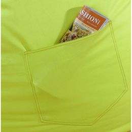 Kinzler Sitzsack &raquo;Kimi small&laquo; 1 Stk. tlg. Uni Farben, mit Taschen & Tragegriff, Outdoor geeignet, Kinderzimmer gr&uuml;n Polyester