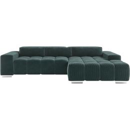 COTTA Ecksofa &raquo;Orion L-Form&laquo; mit 2x Kopfteilverstellung & 3 Nierenkissen 100% Polyester
