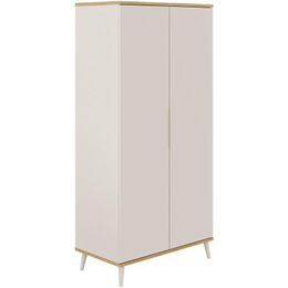 YUNY by PAIDI Kleiderschrank &raquo;HAZEL in Beige, inkl. Kleiderstangen und Einlegeb&ouml;den&laquo; B/H/T ca. 95-130/198/52cm, mit 2 oder 3 T&uuml;ren, stabiler 
