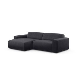 Trendmanufaktur Ecksofa &raquo;Braga, mit hochwertigem Kaltschaum, L-Form, in Cord erh&auml;ltlich&laquo; modernes Sofa, Couch mit hohem Sitzkomfort, 255/72/160 cm (B/
