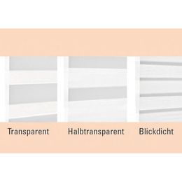 Gardinia Schiebegardine &raquo;Fl&auml;chenvorhang Day+Night&laquo; Paneelwagen 1 Stk. tlg. mit Aluminiumprofil inklusive Gleiter wei&szlig; Polyester