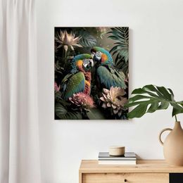 Reinders Wandbild &raquo;Tropical Love&laquo; gr&uuml;n MDF