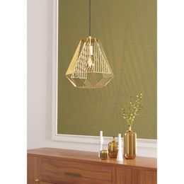 Eglo H&auml;ngeleuchte &raquo;STYPE&laquo; E27 1 Stk. H&auml;ngeleuchte, Esszimmerlampe, Lampe, H110 x &Oslash;33, 1X40W exkl. gold