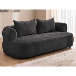 Home Affaire 3-Sitzer &raquo;LUSSAC 3-Sitzer Design-Sofa mit Zierkissen, Ma&szlig;e B/T/H: 202/123/78 cm&laquo; hoher Sitzkomfort und modernes Design, Sofa ohne 