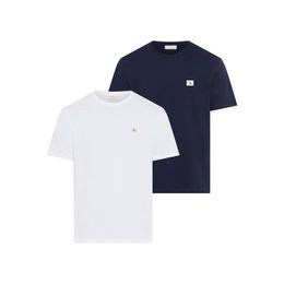 Calvin Klein Jeans Herren T-Shirt &raquo;SS BADGE TEE 2 PACK&laquo; Packung, 2er-Pack, 2 Stk. Mit Rundhalsausschnitt L