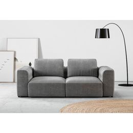 Home Affaire 2-Sitzer &raquo;Cushid&laquo; Modulsofa, bestehend aus 2 Teilen, Breite 218 cm grau 100% Polyester