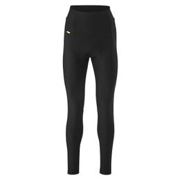 Gonso Damen Fahrradhose &raquo;ESSENTIAL TIGHT HIGH WAIST SC W&laquo; Damen Radhose mit Sitzpolster, Tight fit schwarz 36, Normalgr&ouml;&szlig;en