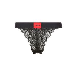 Hugo Underwear Damen HUGO Underwear String &raquo;STRING RL LACE&laquo; mit Logoschriftzug auf dem Bund schwarz XL