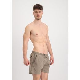 Alpha Industries Herren Shorts &raquo;Hydrochromic AOP Swimshort&laquo; gr&uuml;n M, Normalgr&ouml;&szlig;en