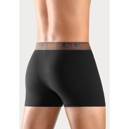 H.I.S. H.I.S Herren Boxer &raquo;Boxershorts f&uuml;r Herren&laquo; Packung, 4 Stk. mit bequemem Stretchb&uuml;ndchen blau S, 4 Stk.