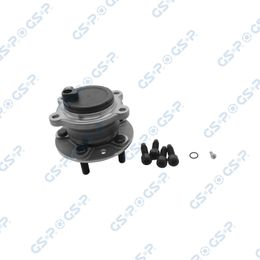 GSP Radlagersatz 9400334K hinten rechts mit Antriebswellenschraube 136mm f&uuml;r FORD 1760855 2101656 1706173