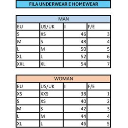 Fila Damen Schlafanzug &raquo;MAN JERSEY PYJAMAS&laquo; 2 Hose mit elastischem Logobund und Kurzarmshirt XL