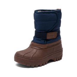 bisgaard Stiefel 'Pacson' Jungen Gr&ouml;&szlig;e 30 navy / braun