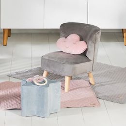Roba Kindersessel &raquo;Lil Sofa&laquo; mit Holzf&uuml;&szlig;en grau