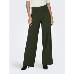 Jacqueline de Yong Jdy Damen JDY Schlupfhose &raquo;JDYLOUISVILLE CATIA WIDE PANT JRS NOOS&laquo; Materialmix gr&uuml;n L (40), L&auml;nge 30
