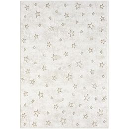 Carpet City Kinderteppich &raquo;MARA725&laquo; rechteckig 11 mm H&ouml;he Kinderzimmer, Kurzflor,robust,Tiere, Spielzimmer beige Obermaterial: 70% Polypropylen, 30% Polyester
