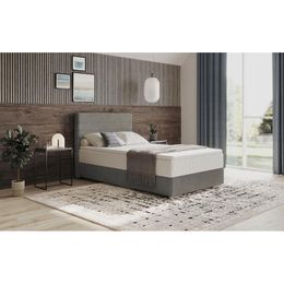 Boxbett &raquo;Stratus 2&laquo; inkl. Bettkasten und Matratze grau 64% Polyester / 36% Baumwolle