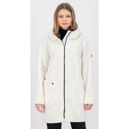 Lpo Damen LPO Fleecejacke &raquo;Fleece-Mantel Carry&laquo; 2‐Wege‐Front‐Rei&szlig;verschluss beige 40 (M)