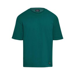 DROPSIZE T-Shirt &raquo;Herren Heavy Oversize Metal Patch Basic T-Shirt&laquo; 1 Stk. green XXL XXL Vielseitige T-Shirts f&uuml;r jeden Anlass