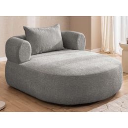 Home Affaire XXL-Sessel &raquo;LUSSAC Loveseat extra tief, gro&szlig;e Sitzfl&auml;che, Ma&szlig;e B/T/H: 123/158/78cm&laquo; hoher Sitzkomfort und modernes Design, Sofa ohne 