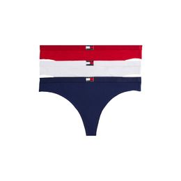 Tommy Hilfiger Underwear Damen String &raquo;3 PACK THONG (EXT.SIZES)&laquo; 3 Stk. basic, elastischer Bund, unifarben wei&szlig; XS (34), 3 Stk.