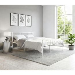 OTTO home Metallbett &raquo;Amrum Bett Bettgestell Bettrahmen Einzelbett Doppelbett Stahlbett&laquo; 2m L&auml;nge und in 4 Breiten w&auml;hlbar - 90, 140, 160, 180 cm, 