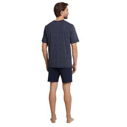 Schiesser Herren Shorty &raquo;Dark Sapphire&laquo; 2 tlg. mit angenehm weicher Single-Jersey-Qualit&auml;t blau 60