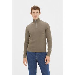 Only & Sons Only & Sons Damen ONLY & SONS Troyer &raquo;ONSPHIL REG 12 STRUC HALF ZIP KNIT NOOS&laquo; Baumwollmischung, regular fit beige S