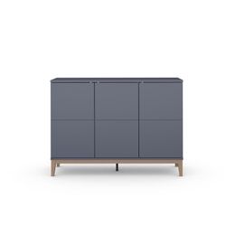 Andas Sideboard &raquo;Maryd&laquo; 1 Stk. tlg. Kommode, Untergestell in Holzoptik, Breite 120 cm grau MDF, Spanplatte