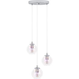 Eglo H&auml;ngeleuchte &raquo;ARISCANI 2 Pendellampe - Stahl - E27 - 3X60W - IP20&laquo; E27 1 Stk. H&auml;ngelampe, Deckenlampe, Wohnzimmer, Esszimmer, H110 x &Oslash;42,5 cm