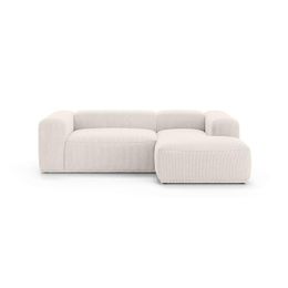 s.Oliver Ecksofa &raquo;EMMERIK Designersofa, L-Form mit Wellenfederung, B/T/H: 260/155/73 cm&laquo; hoher Sitzkomfort, gem&uuml;tlich und modern, auch in Cord beige 