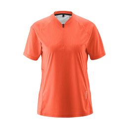 Gonso Damen Radtrikot &raquo;Adventure Jersey Soft Touch W&laquo; Angenehmes, weiches Tragegef&uuml;hl rot 42
