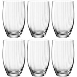 Leonardo Longdrinkglas &raquo;POESIA&laquo; 460 ml, 6-teilig transparent Kristallglas