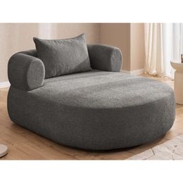 Home Affaire XXL-Sessel &raquo;LUSSAC Loveseat extra tief, gro&szlig;e Sitzfl&auml;che, Ma&szlig;e B/T/H: 123/158/78cm&laquo; hoher Sitzkomfort und modernes Design, Sofa ohne 