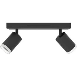 Eglo Deckenspot &raquo;MELITELLO-Z Spotlampe - Alu, Stahl - LED - 2X3,7W - IP20&laquo; LED-Modul 1 Stk. Kaltwei&szlig; Neutralwei&szlig; RGB Warmwei&szlig; Wandleuchte, Wandspot, 