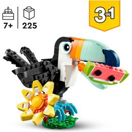 Lego Konstruktionsspielsteine &raquo;Wilde Tiere: Tropischer Tukan (31173), Lego Lego Creator&laquo; Made in Europe bunt Konstruktionsspielsteine