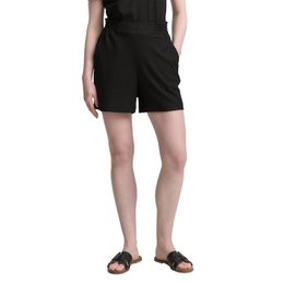Tom Tailor Denim Damen Tom Tailor Denim Shorts Sommerhose gestreifte Optik schwarz XXL (44), N-Gr