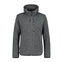 Icepeak Herren Funktionsjacke &raquo;H FLEECEJACKE MANAWA&laquo; 1 Stk. tlg. mit Kapuze mit Kapuze und Kordelzug, hochschlie&szlig;ender Kragen grau XXL