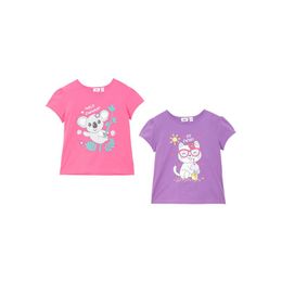 bonprix Kinder bonprix T-Shirt Packung, 2 tlg. lila 92/98