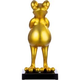 Casablanca by Gilde Tierfigur &raquo;Skulptur Frosch gold&laquo; gold Kunstharz
