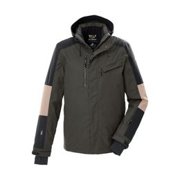 Killtec Herren Skijacke &raquo;KSW 257 MN SKI JCKT&laquo; Skijacke: Wasserdicht, atmungsaktiv, abnehmbare Kapuze, Schneefang XL