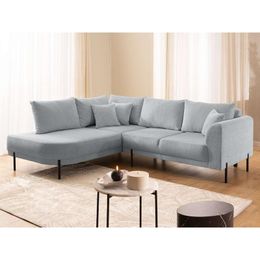 Home Affaire Ecksofa &raquo;NELLIA L-Form mit Ottomane rechts oder links bestellbar, Breite 231 cm&laquo; 100% Polyester