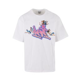 Karl Kani Damen T-Shirt &raquo; Woven Signature Airbrush Amor Tee&laquo; 1 Stk. M