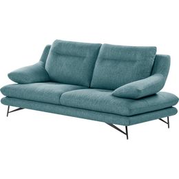 Calia italia 2-Sitzer &raquo;Cezanne, italienisches Designsofa mit erstklassigem Sitzkomfort&laquo; wahlweise mit Sitztiefenverstellung blau